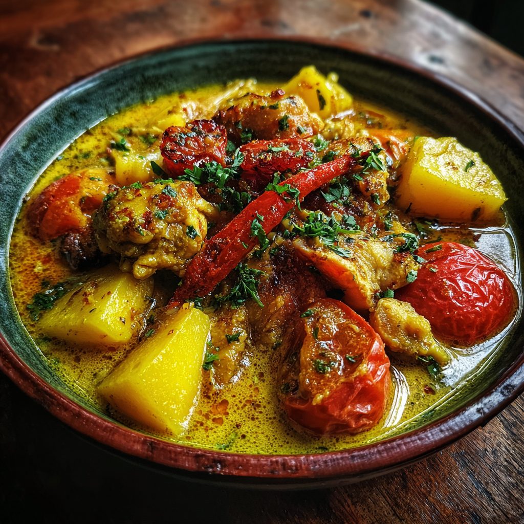Curry Mit Mango Und Kokosmilch