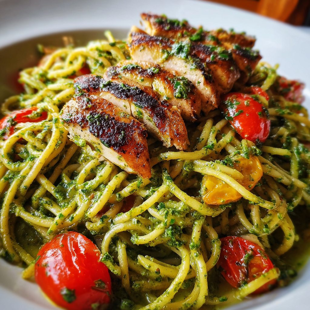 Hähnchen-Pesto-Pasta (Trend 2026) - Einfaches Rezept auf Leckere Rezepte